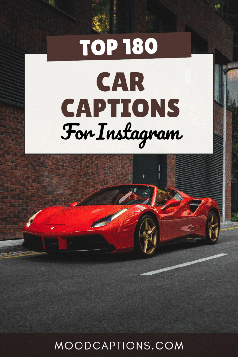 180+ Car Captions for Road Trips, New Rides & Speed Enthusiasts